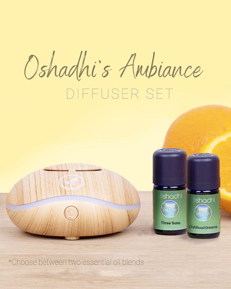 Ambiance Diffuser *Choose between two essential oil blends – Oshadhi ...
